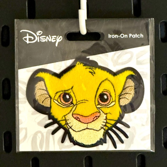 Disney | Accessories | Disney Lion King Simba Iron On Patch Yellow Brown | Poshmark